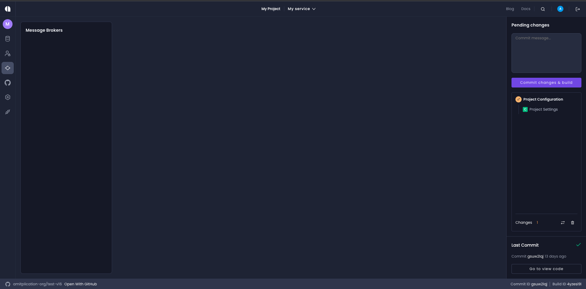 🐛 Bug Report: Message Broker Page - missing the empty state · Issue #3896 · amplication ...