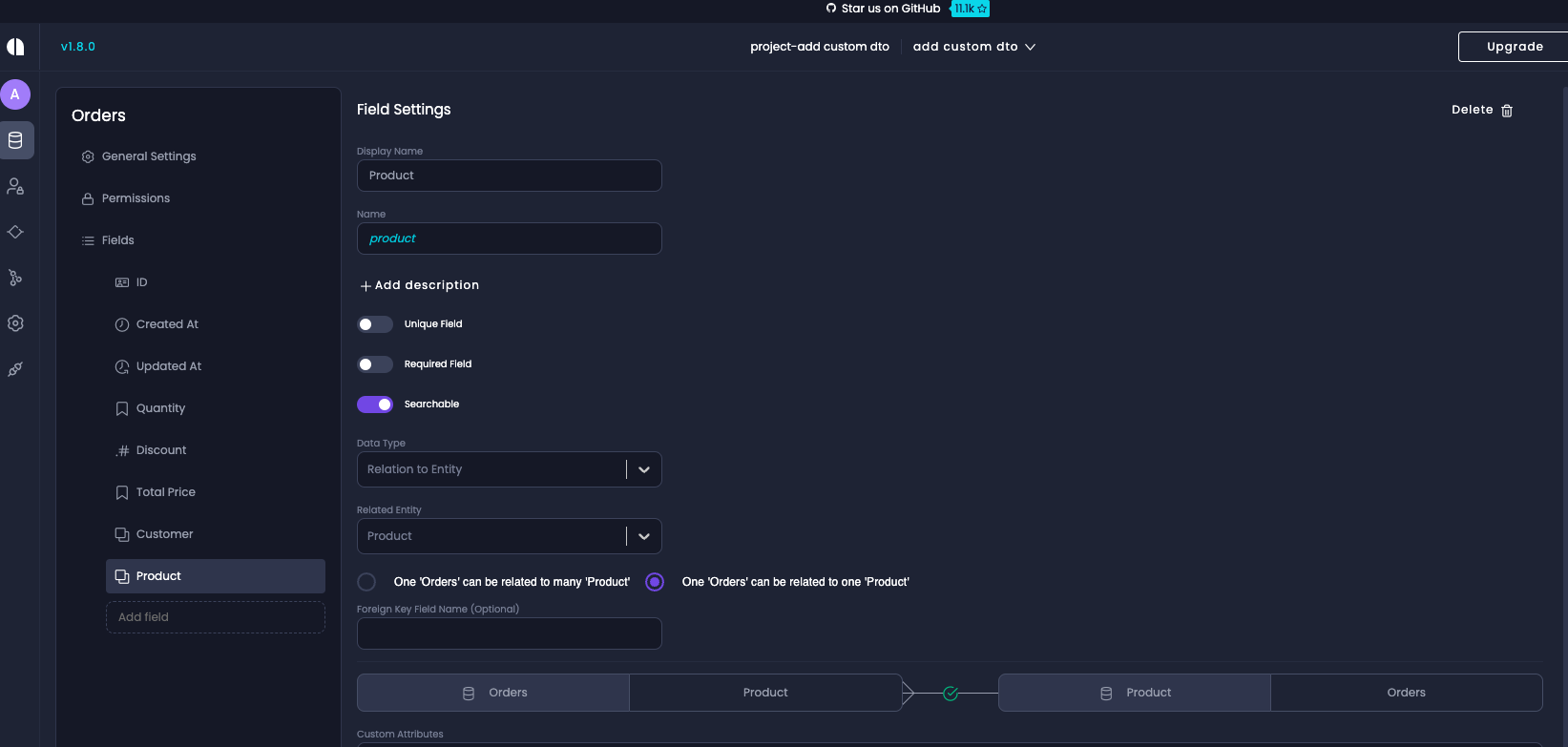 🐛 Bug Report: The relations in the order template service are set in an incorrect way · Issue ...