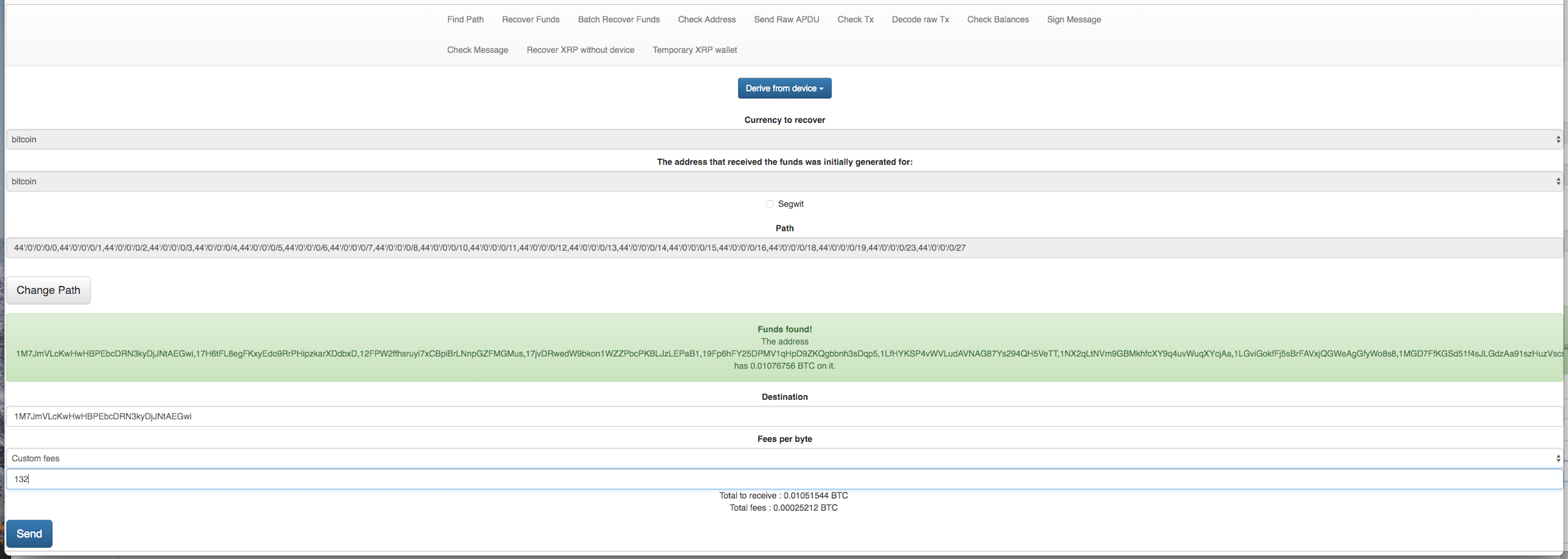 batch recover funds by landanhu · Pull Request #47 · LedgerHQ/ledger ...
