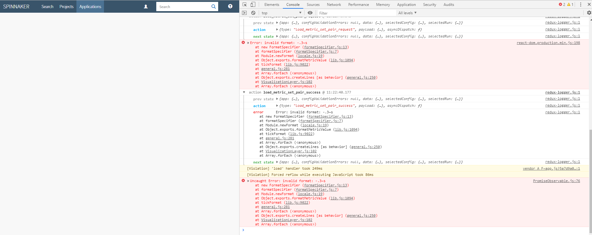 Canary Report summary immediately crashes after loading · Issue #4389 ...