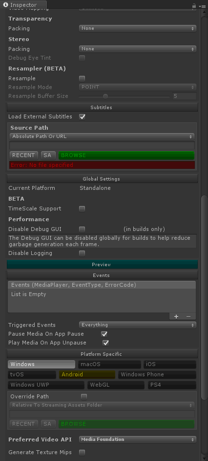 Cannot play video with specific resolution on PC · Issue #94 · RenderHeads/UnityPlugin ...