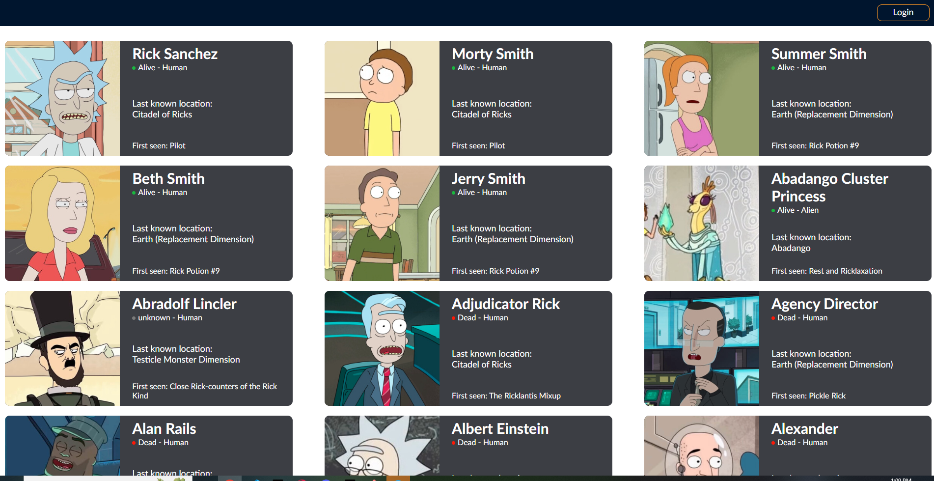 Github Eagleheardrick And Morty