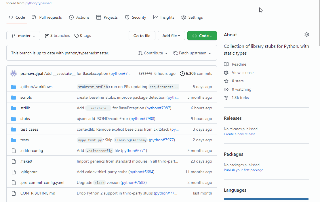 Do we need to run actions on forks? · Issue #7066 · python/typeshed · GitHub
