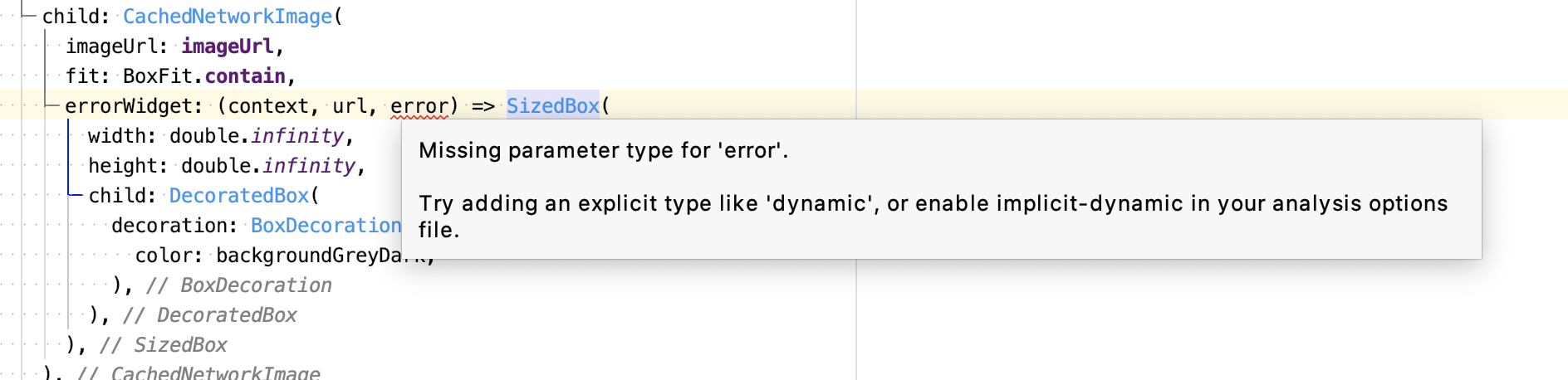 Analyzer With No Implicit Dynamic Complains About Anonymous Function Passed To Function