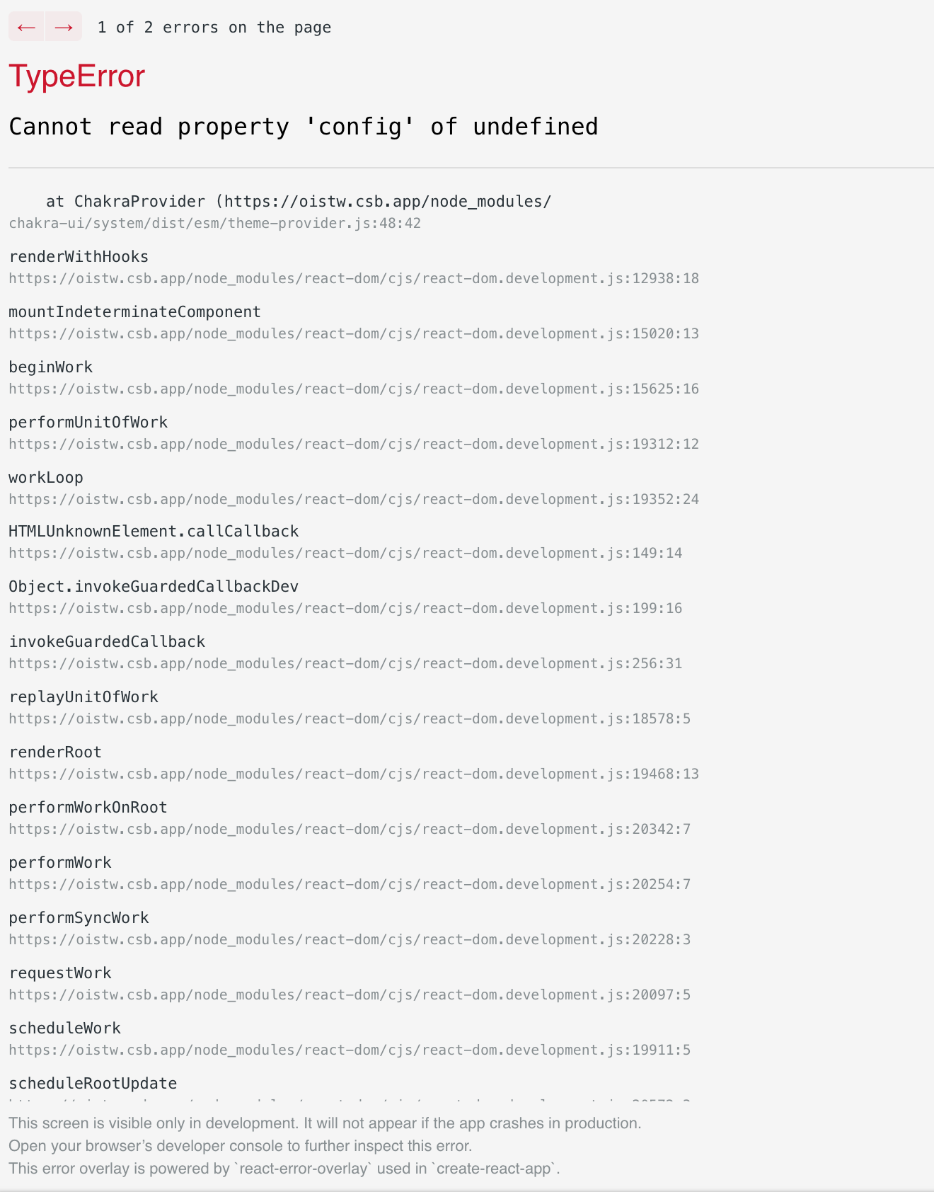 Chakraprovider Better Theme Prop Required Error Message · Issue 1096 · Chakra Uichakra Ui 0276
