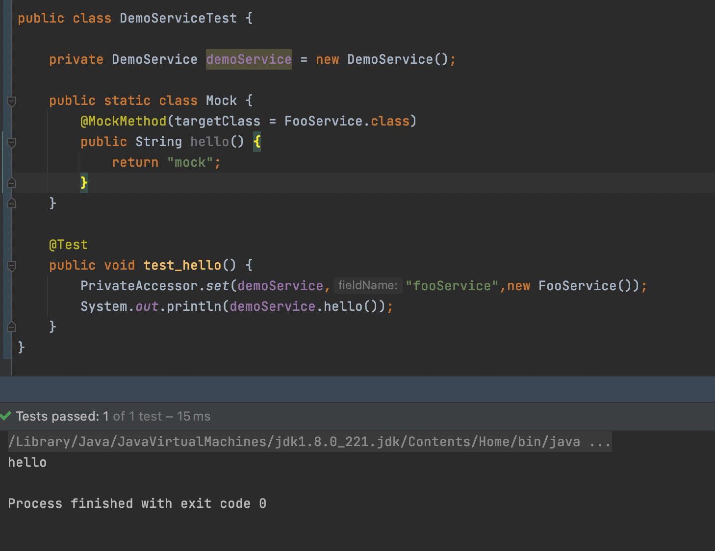 PrivateAccessor injects private variables, the mock method does not take effect · Issue #126 ...