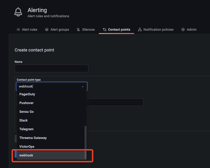 webhook contact point is not capitalized · Issue #42114 · grafana/grafana · GitHub