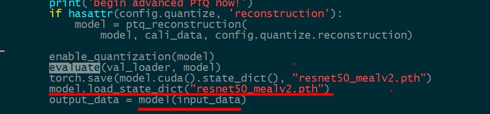 Deploy之前想保存量化的pth模型，torch.save失败 · Issue #138 · ModelTC/MQBench · GitHub