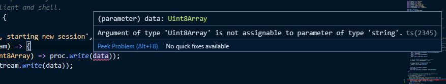 Interface IPty does not reflect actual object · Issue #409 · microsoft/node-pty · GitHub
