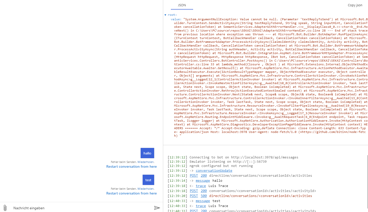 Direct Line API Request fails with Postman (Status: 502 Bad Gateway) · Issue #6465 · microsoft ...