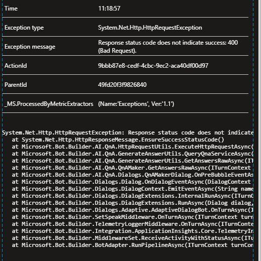 Published bot in Azure cannot access the QnA Maker Knowledge Bases ...