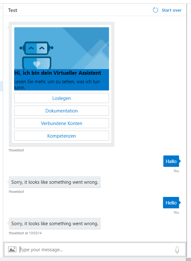 Assistant is working in the Emulator - but not in Web · Issue #1520 · microsoft/botframework ...