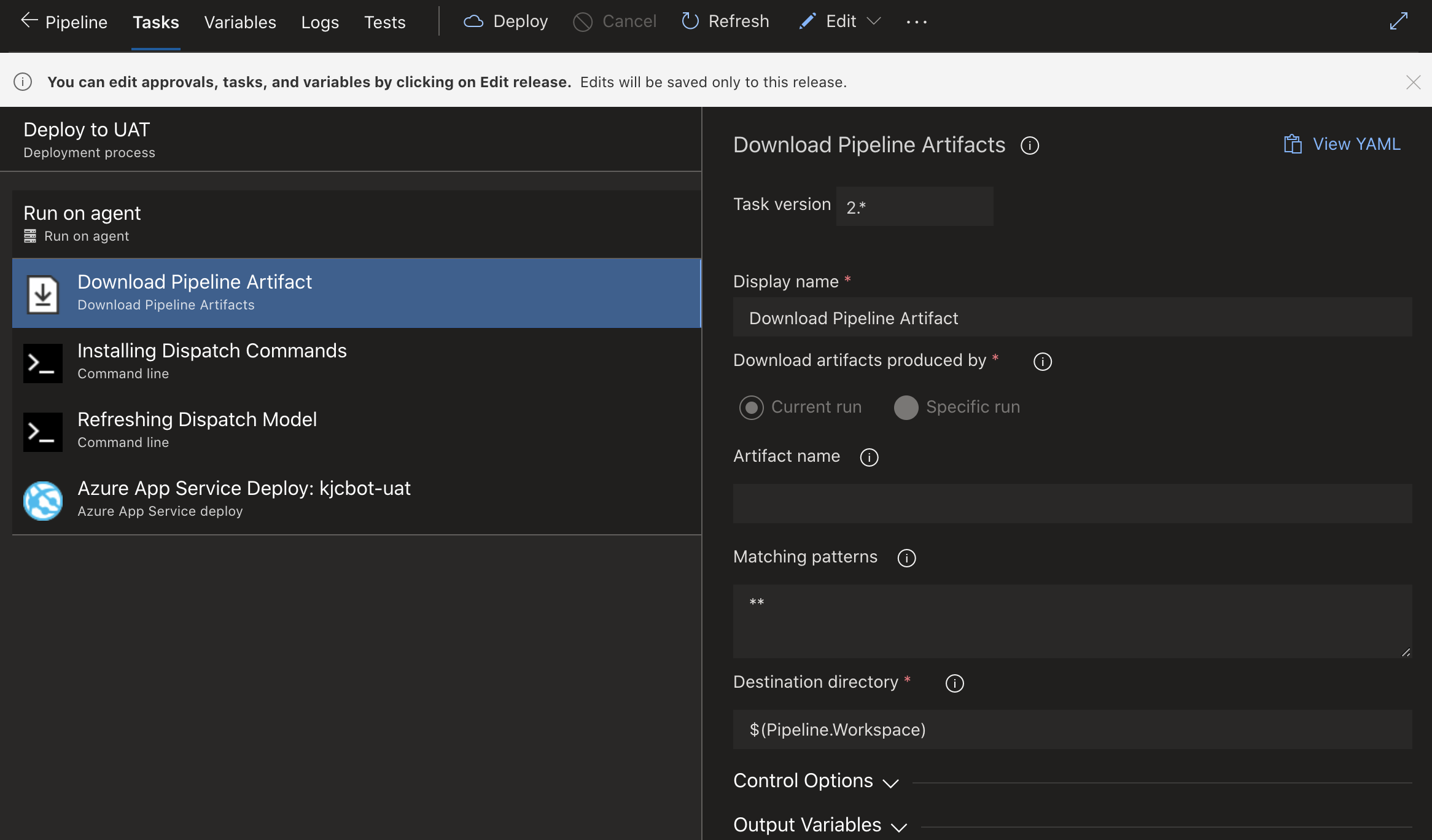 Dispatch refresh isnt working in Azure Pipelines for me · Issue #1437 · microsoft/botbuilder ...