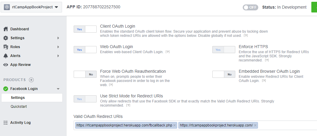 Can't load URL: The domain of this URL isn't included in the app's domains. To be able to load ...
