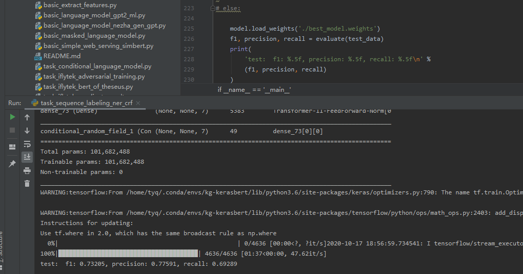 NER的例子是不是有bug · Issue #230 · bojone/bert4keras · GitHub