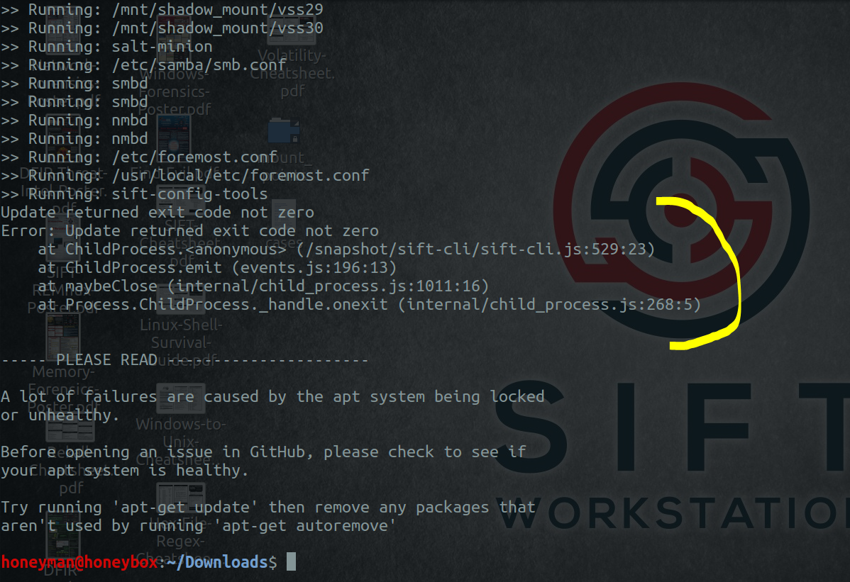 Error during Manual Install · Issue #471 · teamdfir/sift · GitHub