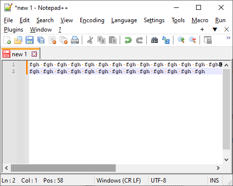 Horizontal scroll bars never shrink · Issue #14176 · notepad-plus-plus ...