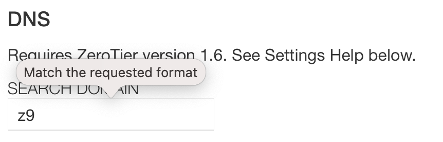 Can no longer set DNS on my.zerotier.com · Issue #1345 · zerotier/ZeroTierOne · GitHub