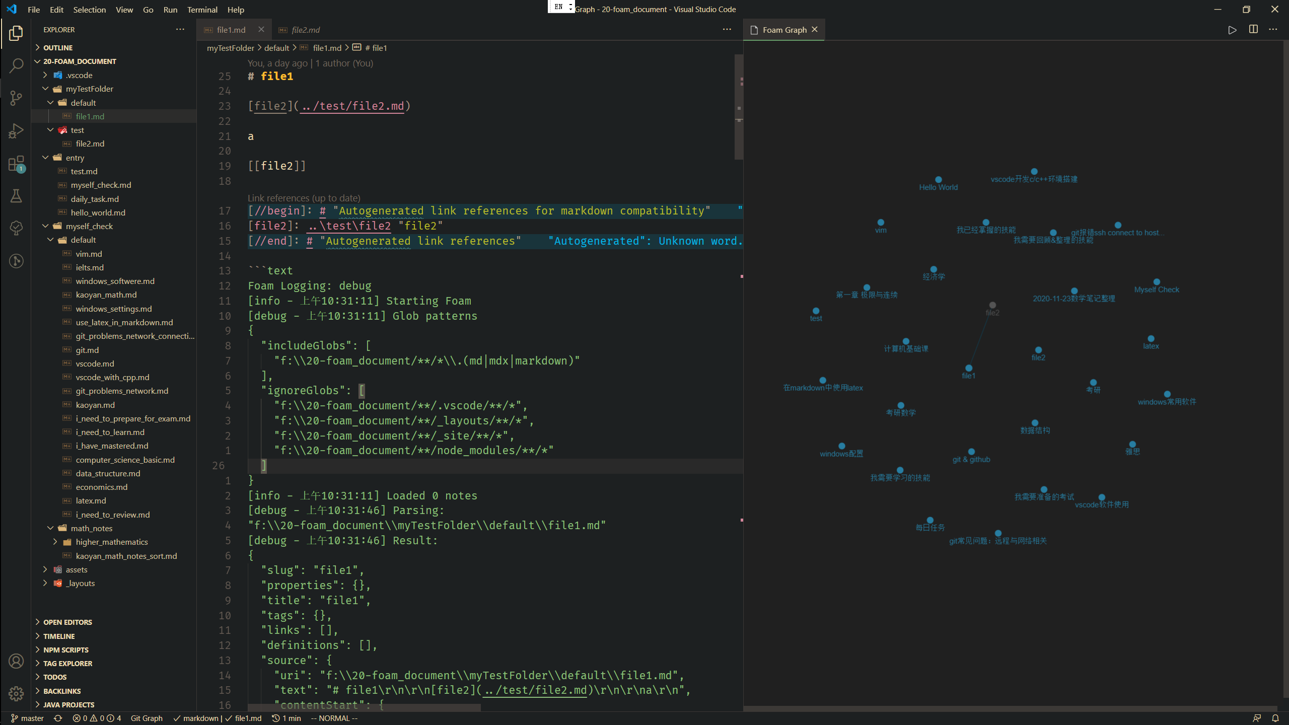 ["BUG"] "Show Graph" command produced a black background without nodes · Issue #378 · foambubble ...
