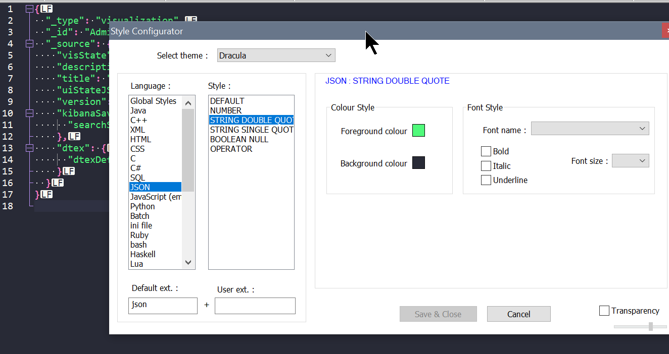 Language Style Colour are not respected since NP++ Version 7.8.3 (64bit ...