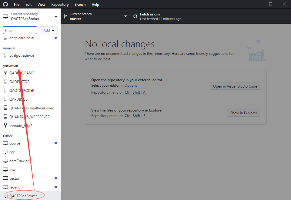The Repository/View On Github button is gray. · Issue #9040 · desktop/desktop · GitHub