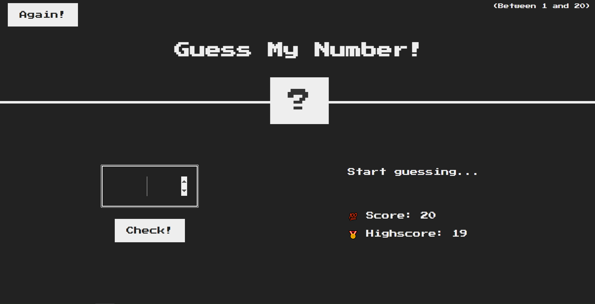 GitHub - anshumansinha18/Guess-My-Number: 'Guess My Number' is a cool ...