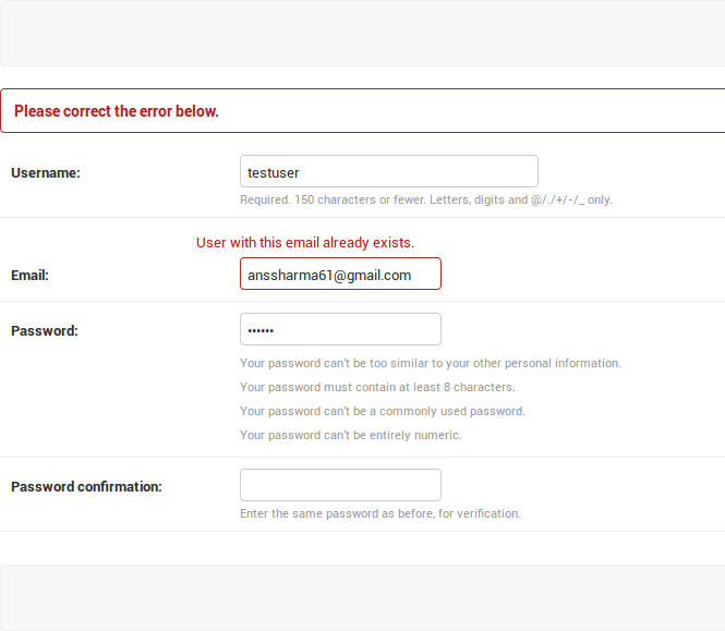 [models] Ensure emails are unique · Issue #28 · openwisp/openwisp-users · GitHub