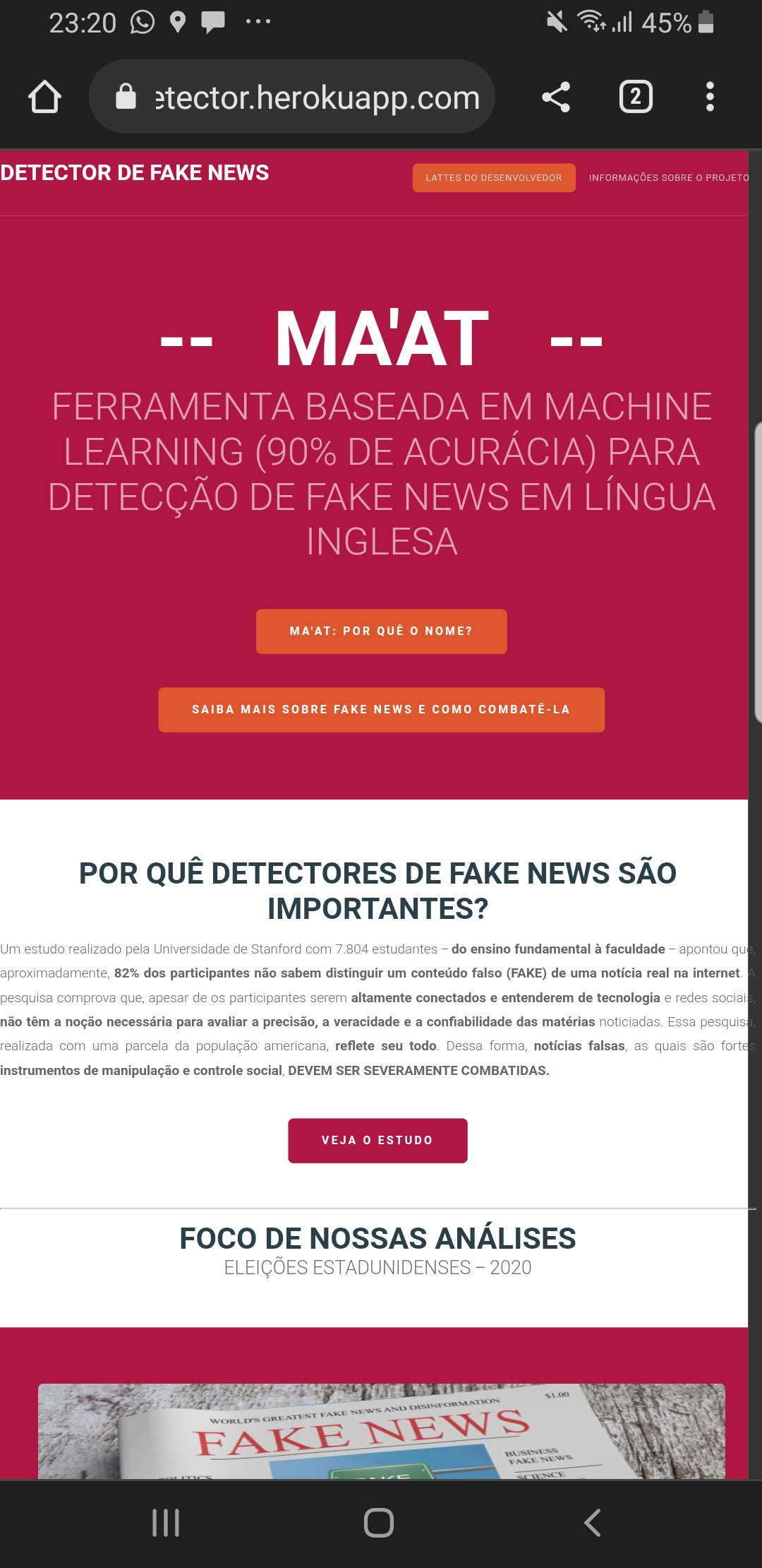 GitHub - netocostaferreira/maat-fake-news-detector