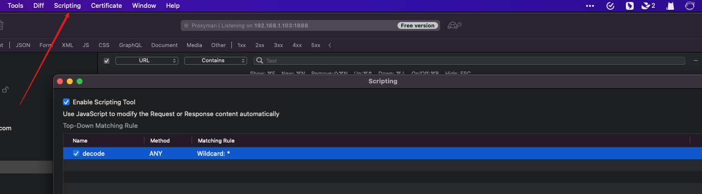 Will Scripts Be Added To Future Windows Versions · Issue 127 · Proxymanapp Proxyman Windows