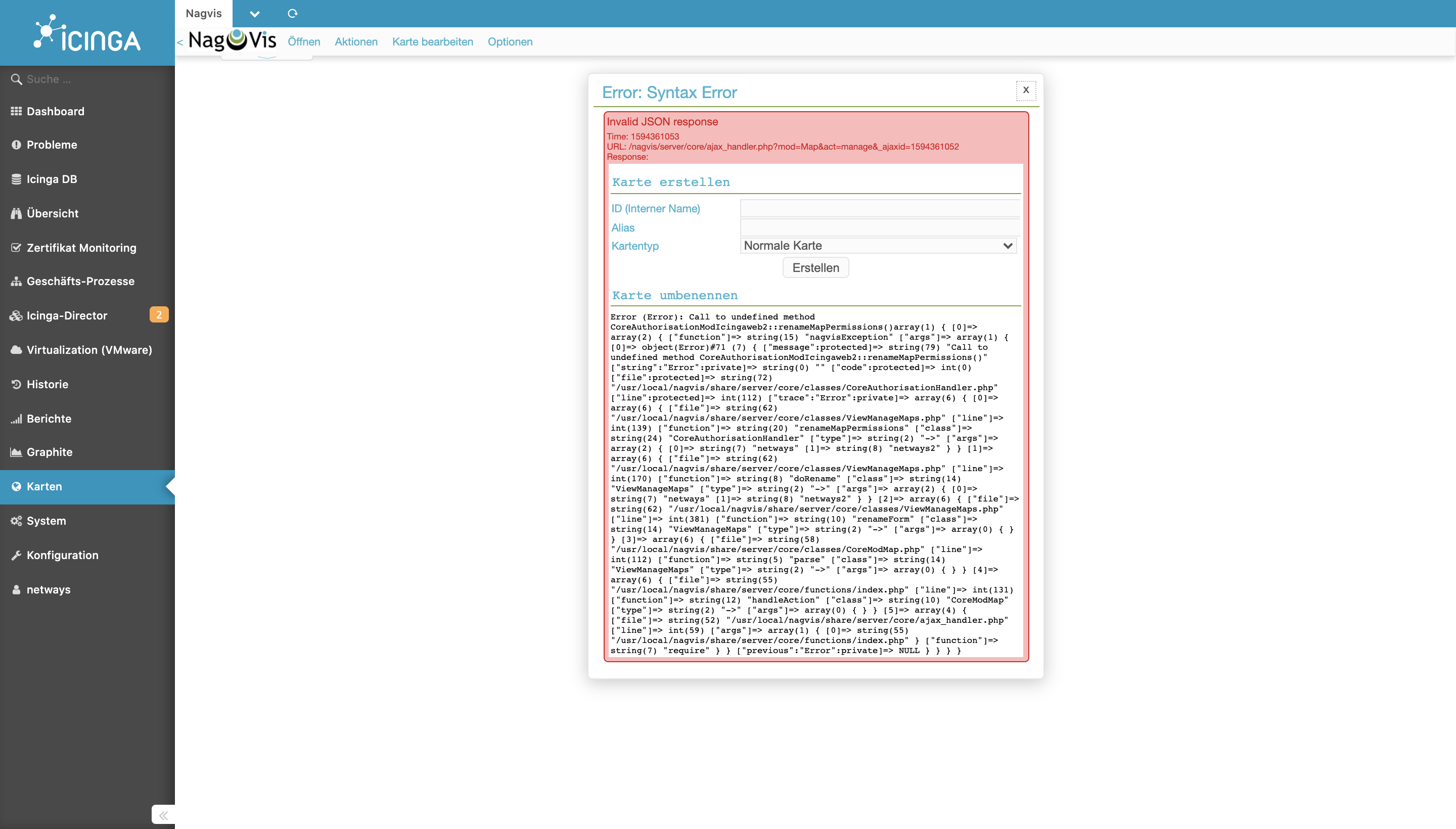 Renaming maps does not work · Issue #45 · Icinga/icingaweb2-module ...