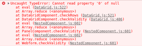 [BUG] Datagrid cannot read property '0' of undefined · Issue #1884 · formio/formio.js · GitHub
