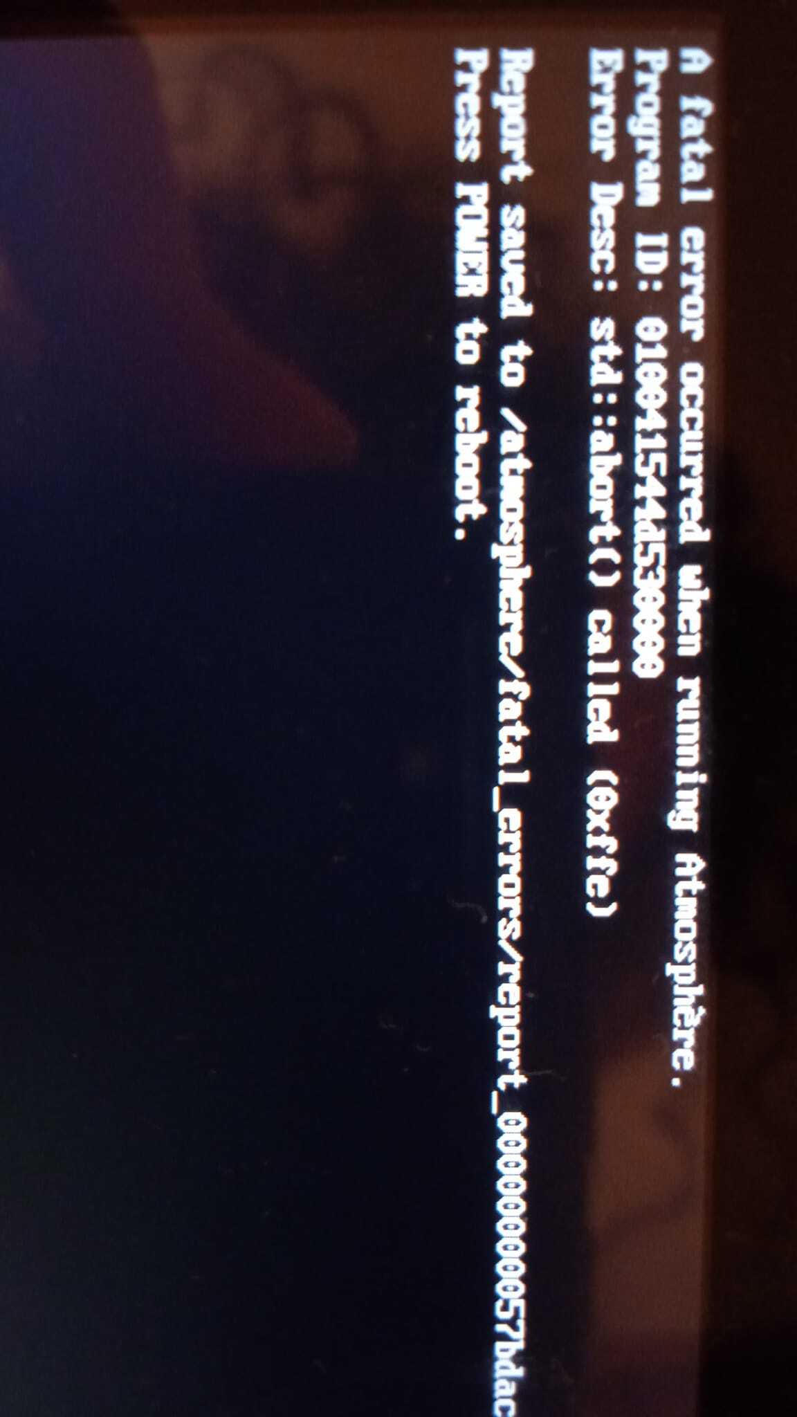 After Updating to Atmosphere 1.2.6 Fatal Error occured and the exFat ...