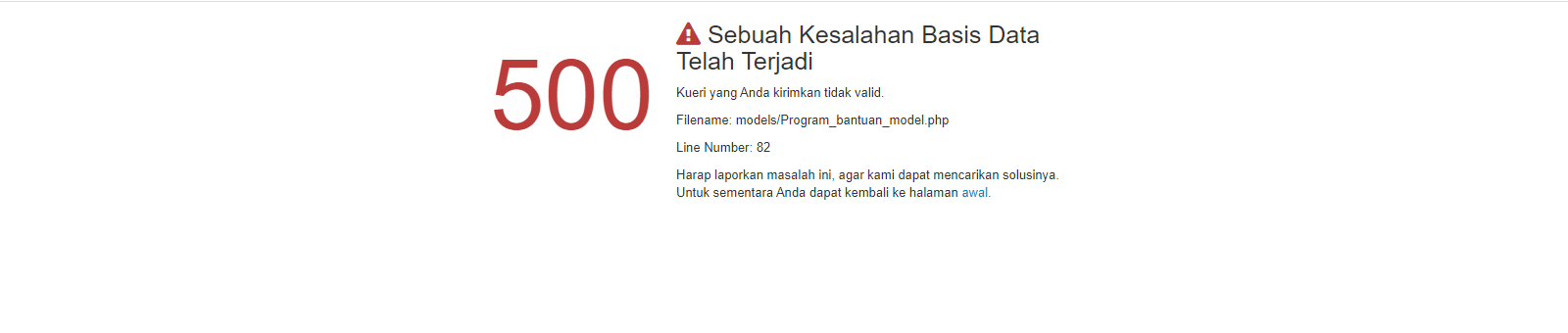 Statistis Bantuan Errordata Kosong · Issue 3143 · Opensidopensid · Github 