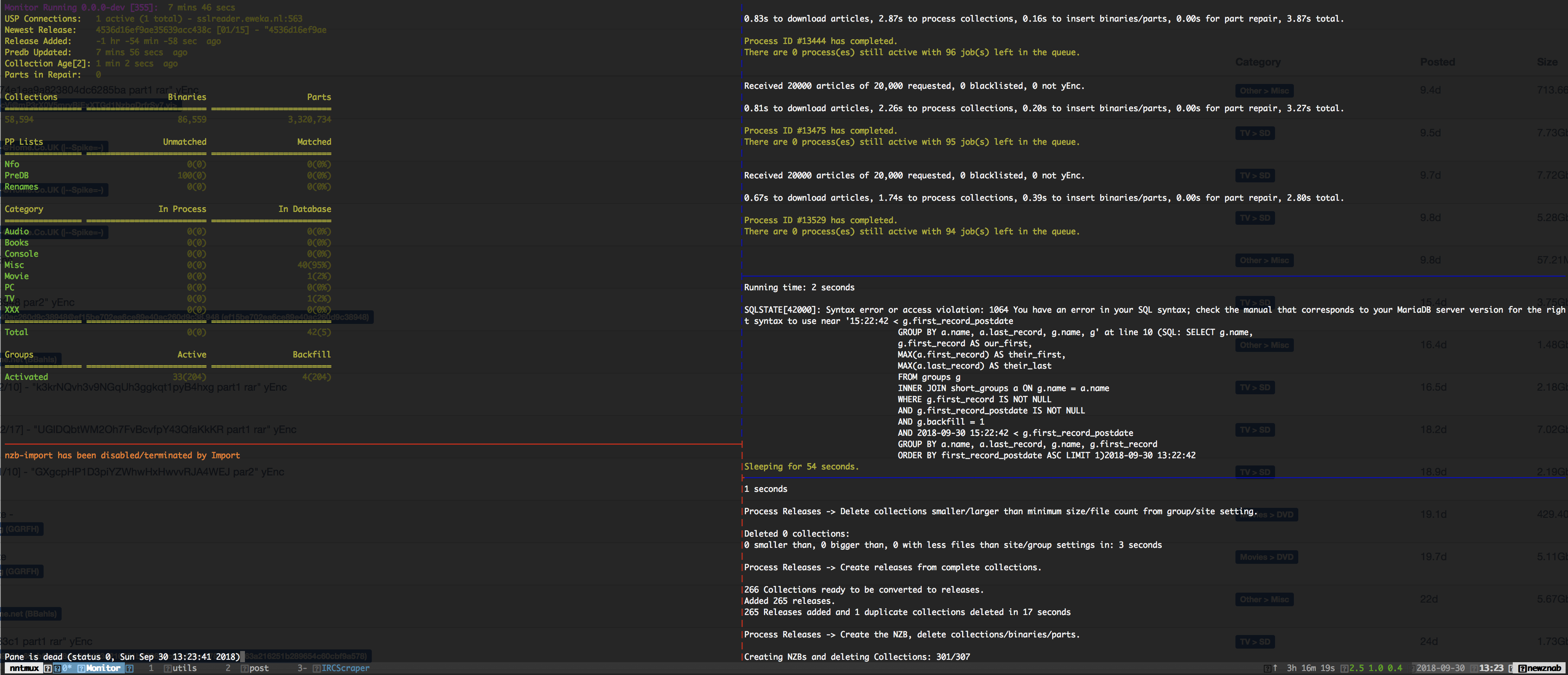 No release fresh install · Issue #728 · NNTmux/newznab-tmux · GitHub