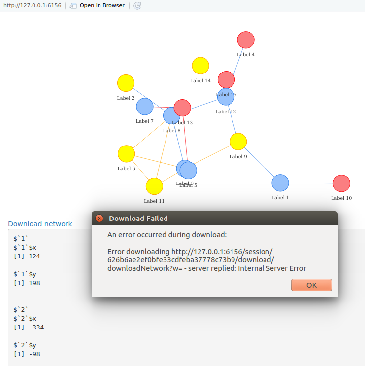 Download node positions clicking on one button. · Issue #258 · datastorm-open/visNetwork · GitHub