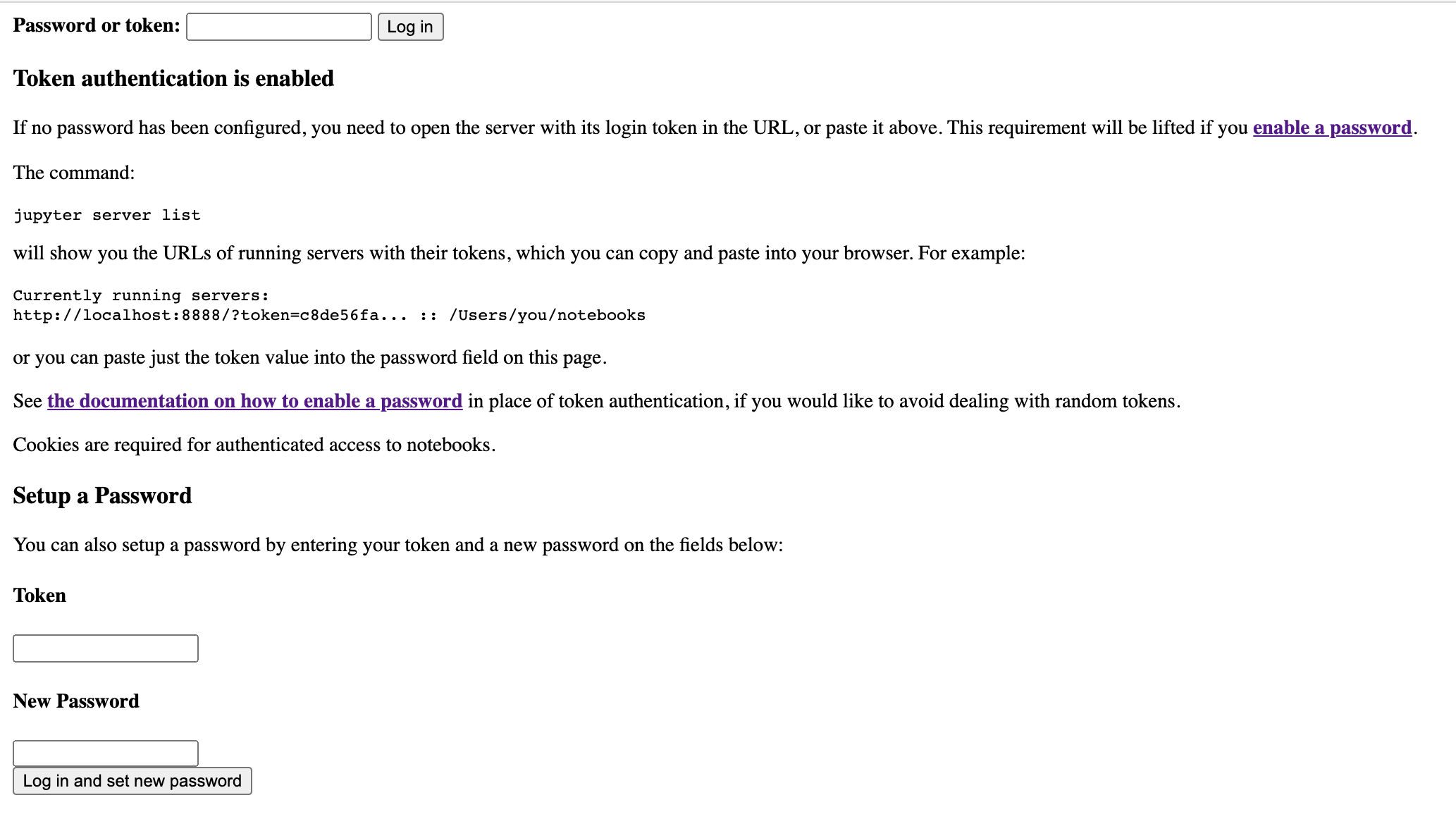 Something Wrong With Jupyter Token Or Password In The Latest Docker Image · Issue 185 · Mspass