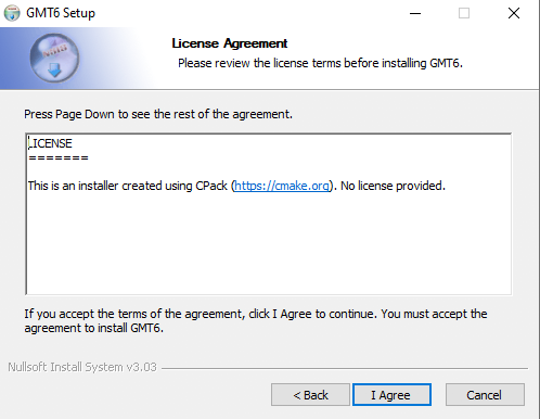 Windows installer doesn't show GMT copyright information · Issue #902 · GenericMappingTools/gmt ...