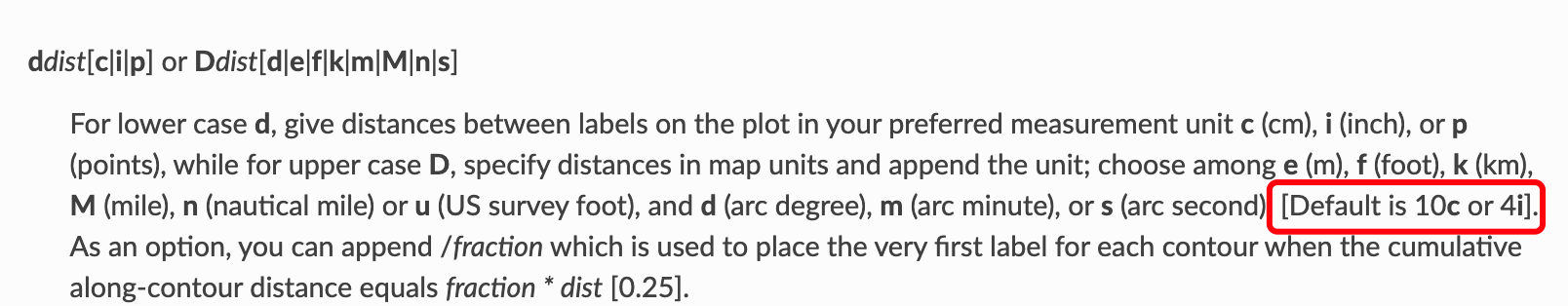 Default Value For Grdcontour Gd And Similar For Quoted And Decorated Lines · Issue 4167