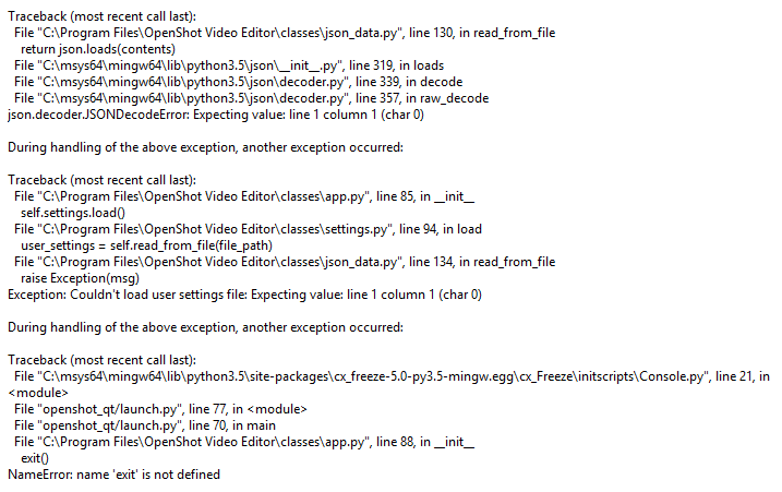 Will Not Open Properly · Issue 1624 · Openshotopenshot Qt · Github 7962