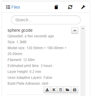 GitHub - larsjuhw/OctoPrint-ExtraFileInfo: OctoPrint Plugin that adds slicer settings to a file ...