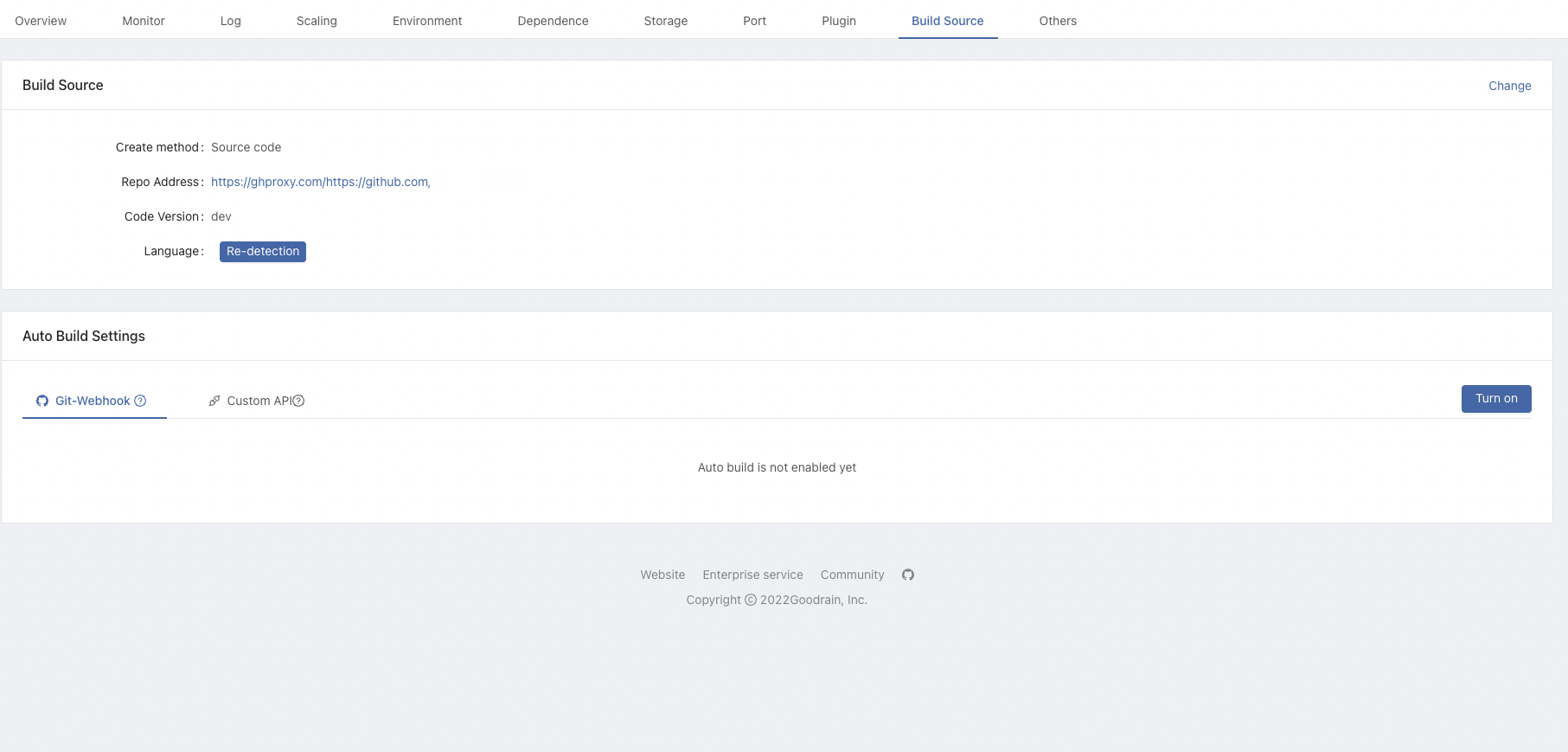Failed to replace build source · Issue #1321 · goodrain/rainbond · GitHub