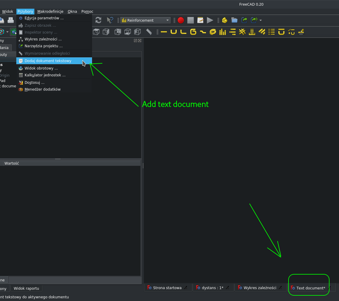 FreeCAD → Tools → Add text document · Issue #137 · FreeCAD/FreeCAD ...
