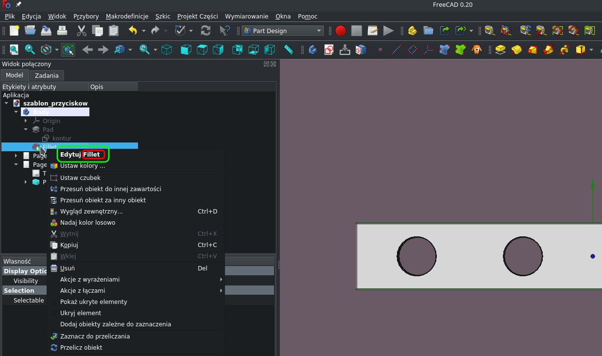 Part Design → Tree View Popup Menu → Edit Fillet · Issue 165 · Freecad Freecad Translations