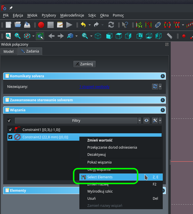 Sketcher → task window → constraints section / object pop-up menu · Issue #218 · FreeCAD/FreeCAD ...