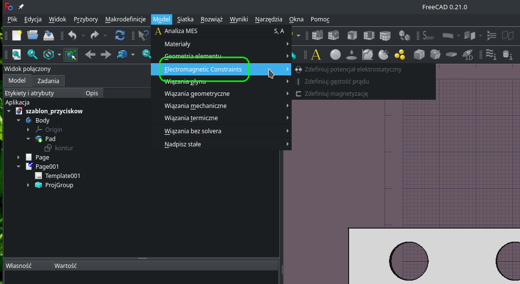 Fem → Model Menu V2 · Issue 232 · Freecad Freecad Translations · Github