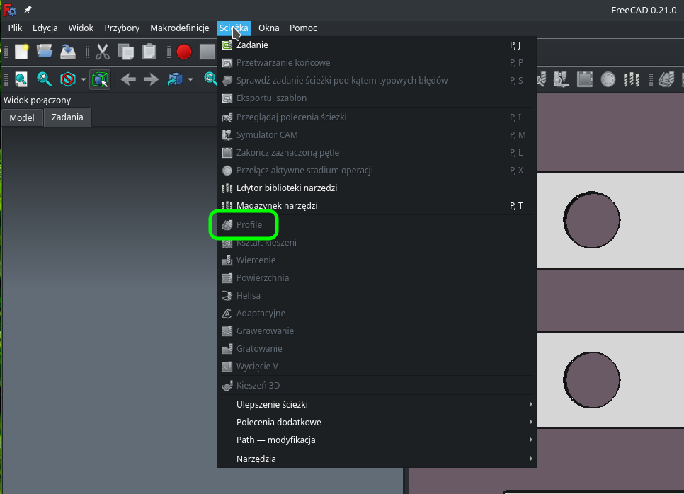 Path → main menu / Path → Profile · Issue #246 · FreeCAD/FreeCAD-translations · GitHub