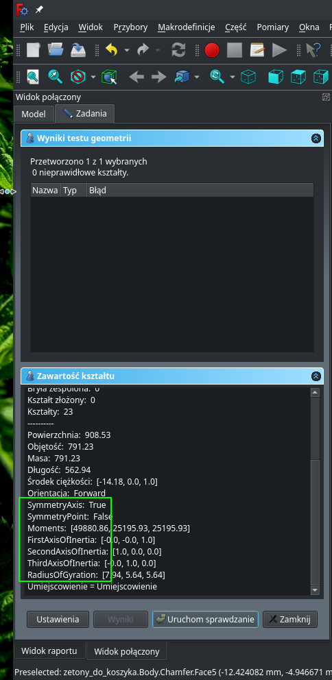 Part → menu Part / Check geometry (tool), part 2 - 2 · Issue #256 · FreeCAD/FreeCAD-translations ...