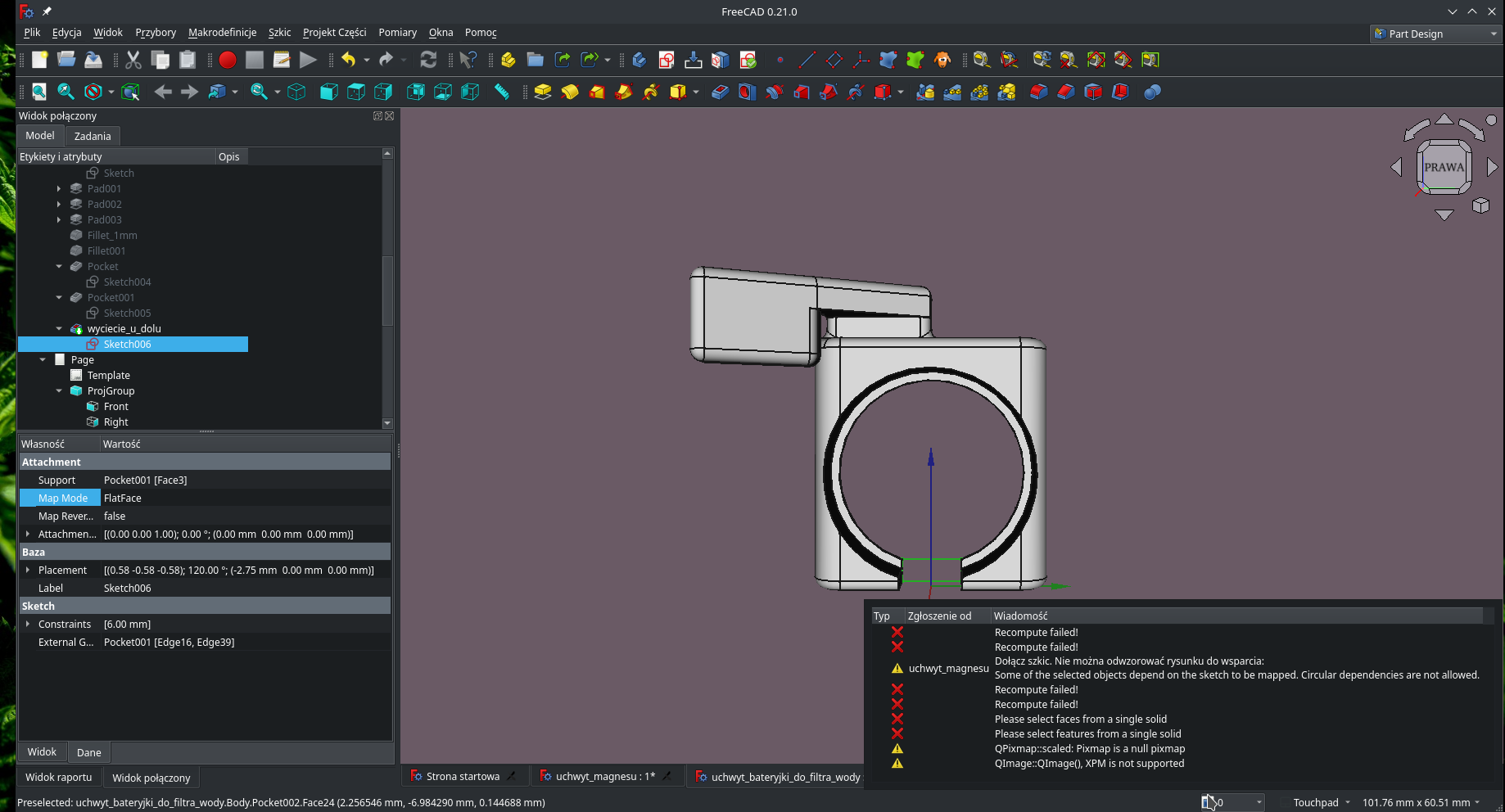 PartDesign → Tree View → popup message · Issue #184 · FreeCAD/FreeCAD-translations · GitHub