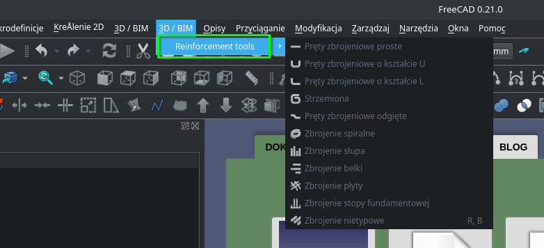 [FreeCAD-addons] BIM → main menu → 3D/BIM → Reinforcement tools · Issue #267 · FreeCAD/FreeCAD ...