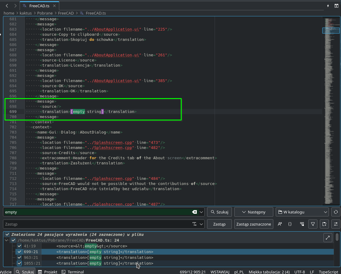[Crowdin] removing unused strings · Issue #276 · FreeCAD/FreeCAD-translations · GitHub